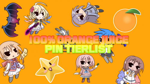 Create a 100% Orange Juice pins Tier List - TierMaker