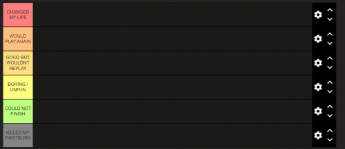 STEAM GAMES Tier List (Community Rankings) - TierMaker