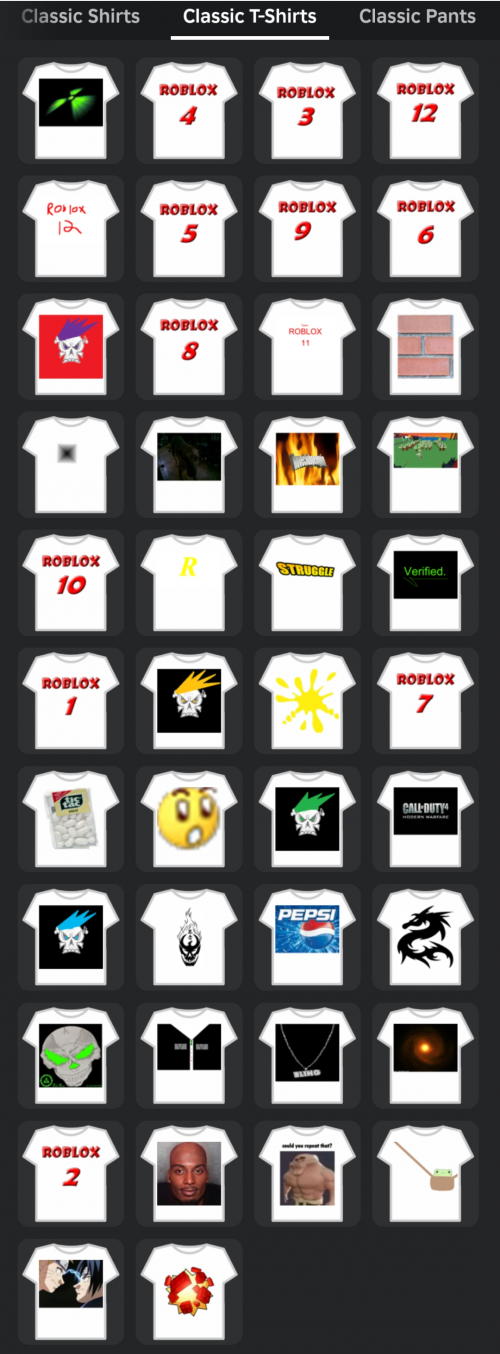 terrible roblox t-shirts Tier List (Community Rankings) - TierMaker