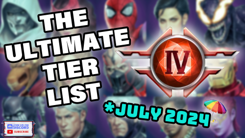 T4 TIER LIST -JULY 2024 -By Deathproof -Marvel Future Fight Tier List ...