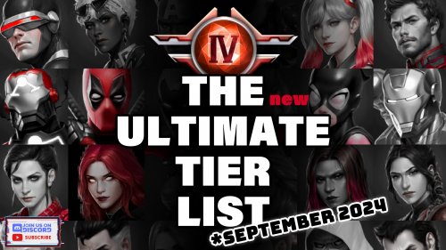 T4 TIER LIST -SEPT 2024 -By Deathproof -Marvel Future Fight Tier List ...