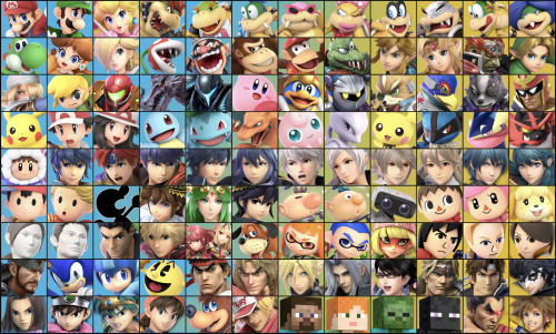 Create a Smash Bros Cut Down Roster Ex Tier List - TierMaker