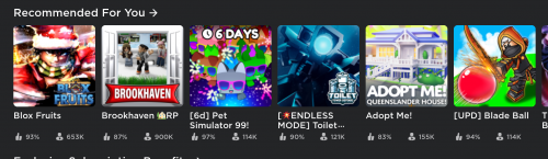 Create a Roblox Front Page Games Tier List - TierMaker