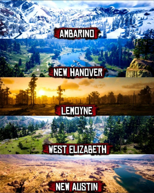 Create a Red Dead Redemption 2 Regions and Towns Tier List - TierMaker