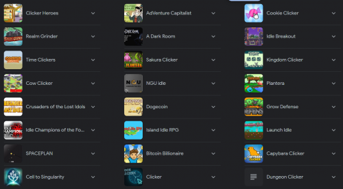 Create a Clicker Idle Gams Tier List - TierMaker