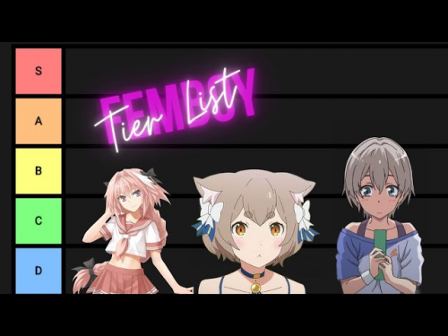 Create a Anime Femboy Tier List - TierMaker