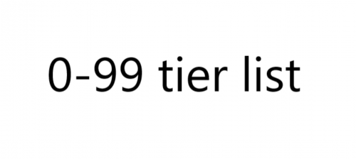 Create a 0-99 Numbers Tier List - TierMaker