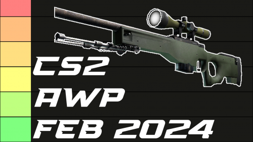 Create a Counter-Strike 2 (CS2): All AWP Skins (Feb 2024) Tier List ...