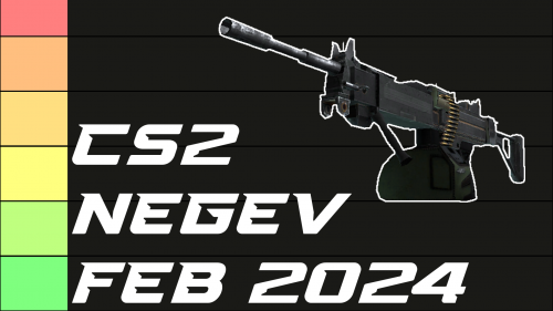 Counter-Strike 2 (CS2): All Negev Skins (Feb 2024) Tier List (Community ...