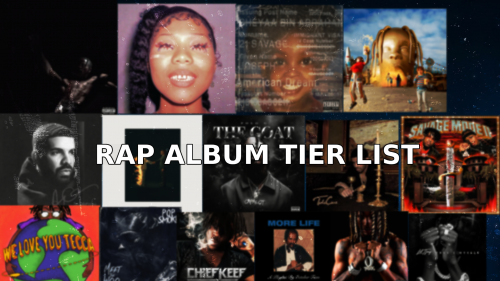 Create a Rap Album ratings Tier List - TierMaker