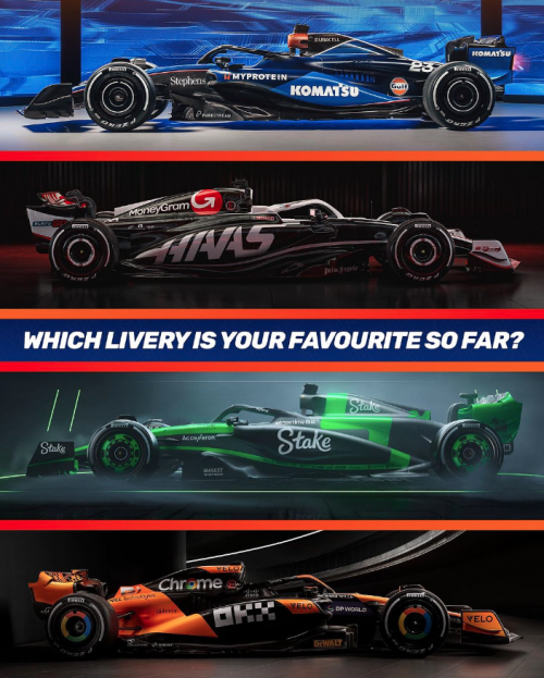 Create a Formula 1 2024 Liveries (VCARB Included) Tier List - TierMaker