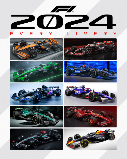 Create a F1 2024 Liveries Tier List - TierMaker