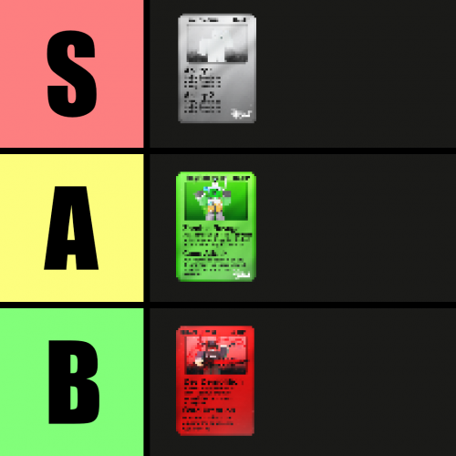 Official - RoGamxr Custom Cards Tier List (Community Rankings) - TierMaker