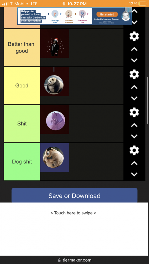 Create a how Is being Tier List - TierMaker