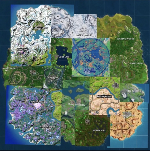 Create a of every single Fortnite Named Location Tier List - TierMaker