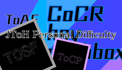 JToH Personal Difficulty Remorseless,SC~SC+ Tier List (Community ...