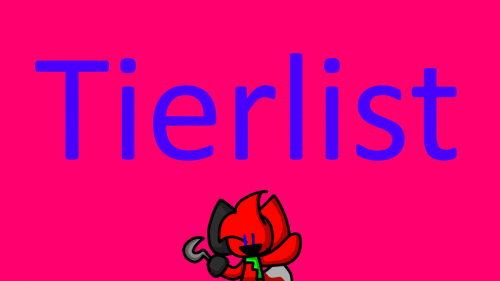 Create A Games And Friends [ackys Ocs] Tierlist Tier List Tiermaker