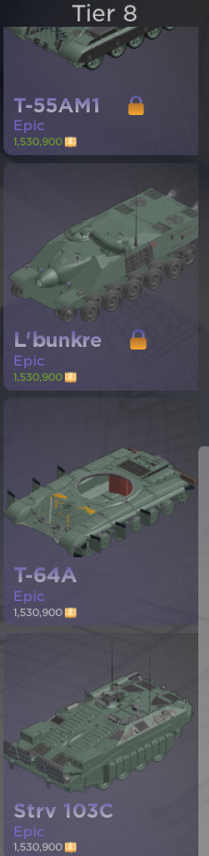 Create a Cursed tanks tier 8 hull bps Tier List - TierMaker