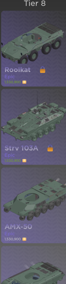 Create a john shack cursed tier 8 tank hull Tier List - TierMaker