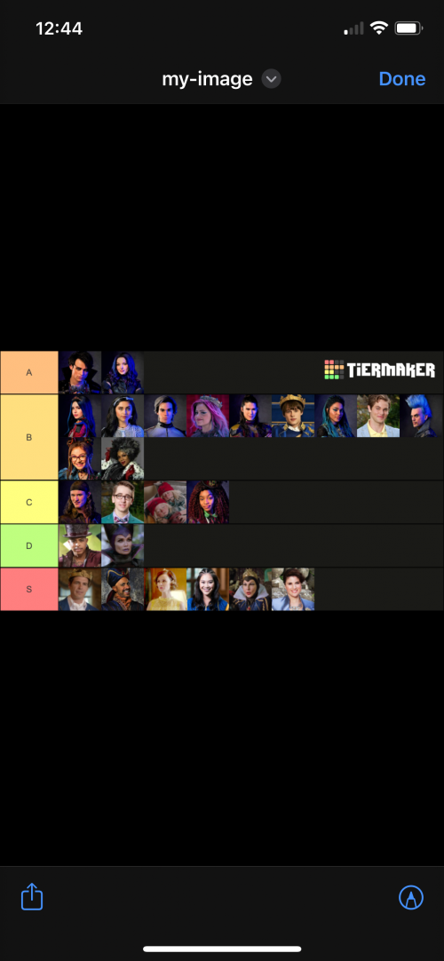 Create a Descendants hair🤪 Tier List - TierMaker