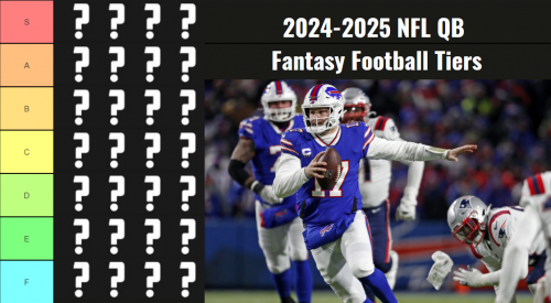 Create a 2024-2025 NFL QB Maker Tier List - TierMaker