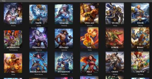 Create a SMITE2 OB8 Draft Concept Visual Map Tier List - TierMaker