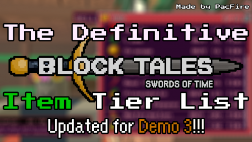 Create A Definitive Block Tales Item Tier List Tiermaker