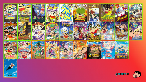 Create a Crayon Shin-chan Movies/Peliculas 1993-2024 Maker Tier List ...