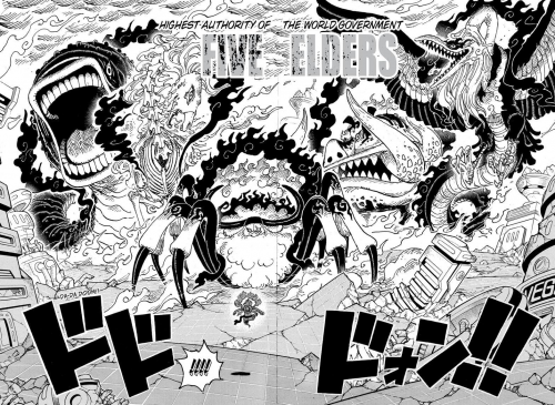 Create a ONE PIECE Egghead Arc favorite double page spread (2024/04 ...