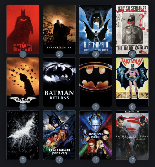 Batman Films (2024) Tier List (Community Rankings) - TierMaker