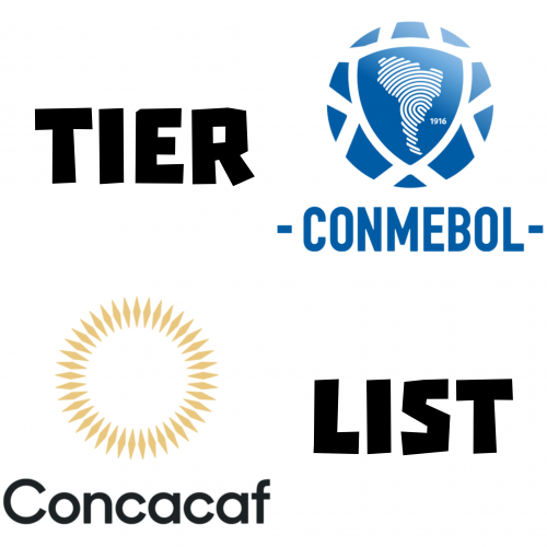 Create a Escudos de Selecciones Concacaf + Conmebol Tier List - TierMaker