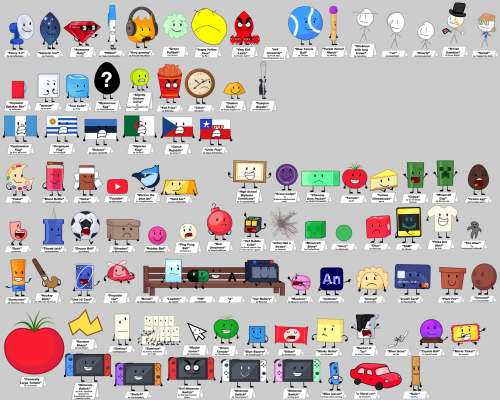 Create a BFDIA 10 Batch 2 RC’s/BFAICT Tier List - TierMaker