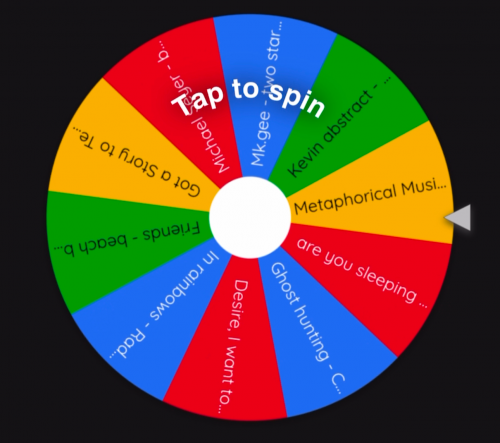 Create a Wheel of music Tier List - TierMaker