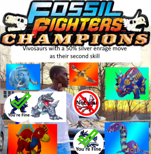 Create a Fossil Fighters Champions unique moves Tierlist Tier List ...
