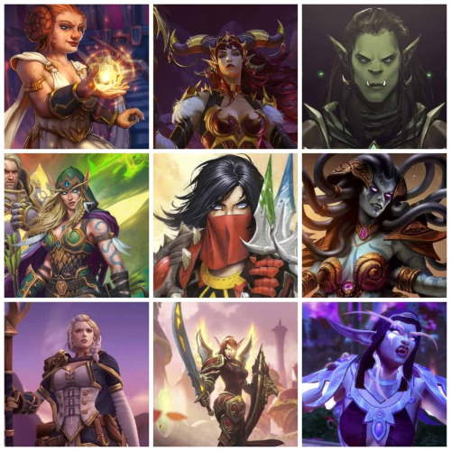 Create a Hottest WoW Characters By Rank Tier List - TierMaker