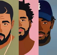 Create a The Big Three Albums Ranked: Kendrick, J Cole, Drake Tier List ...