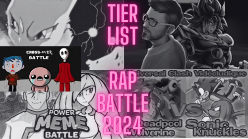 Create a Rap battle français 2024 Tier List - TierMaker