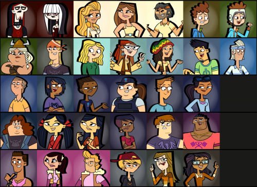 Create a Total Drama Ridonculous Race characters | Tyler TD icons Tier ...
