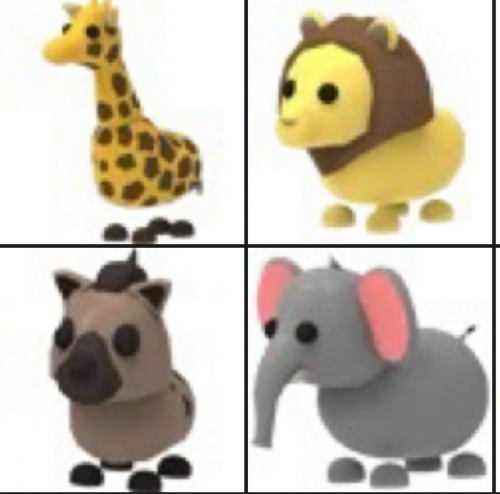 Create a adopt me Safari pets ranking Tier List - TierMaker