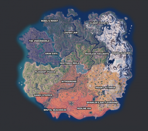 Create a Chapter 5 Season 3 POIs Tier List - TierMaker