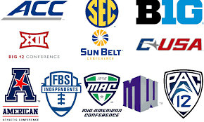 Create a NCAA 134 FBS Conference Realignment Tier List - TierMaker