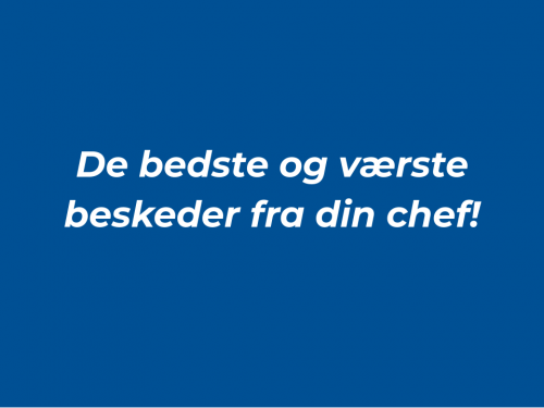 Create a Beskeder fra din chef Tier List - TierMaker