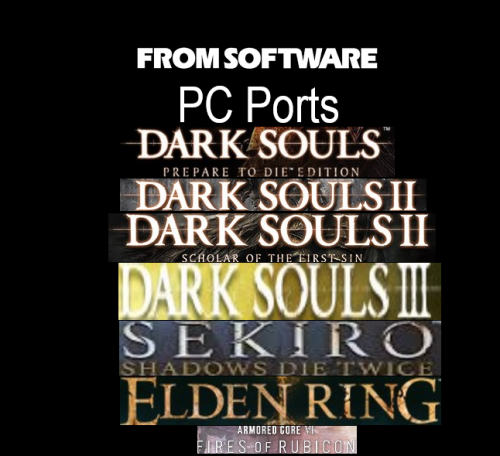 Create a From Software PC Ports Tier List - TierMaker