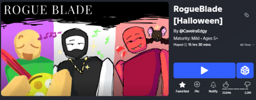 Create a RogueBlade Classes [Halloween 2025] Tier List - TierMaker