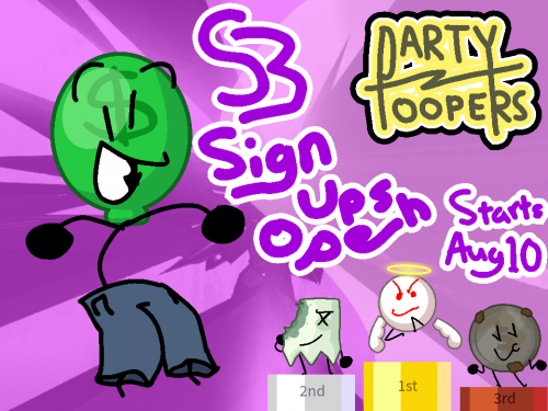 Create a Party Poopers S3 Sign Ups Tier List - TierMaker