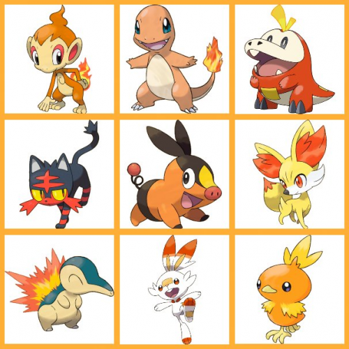 Fire Type Starters Tier List (Community Rankings) - TierMaker