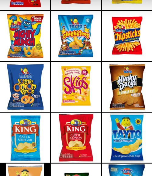 Create a Crispy Snaks Ireland Tier List - TierMaker