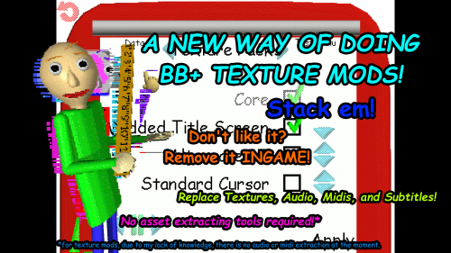 Create a Baldi Basics Plus Texture Pack Mods Tier List - TierMaker