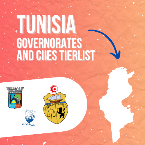 Tunisia Governorates and cities Tier List (Community Rankings) - TierMaker