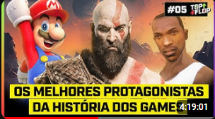 Create a Os MELHORES PROTAGONISTAS da HISTÓRIA DOS GAMES - TOP AO FLO ...